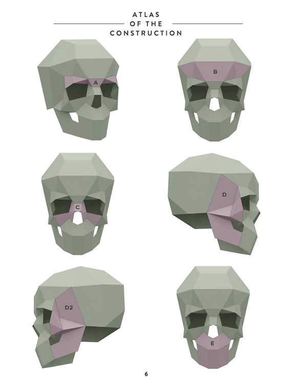 Skeleton Mask Template