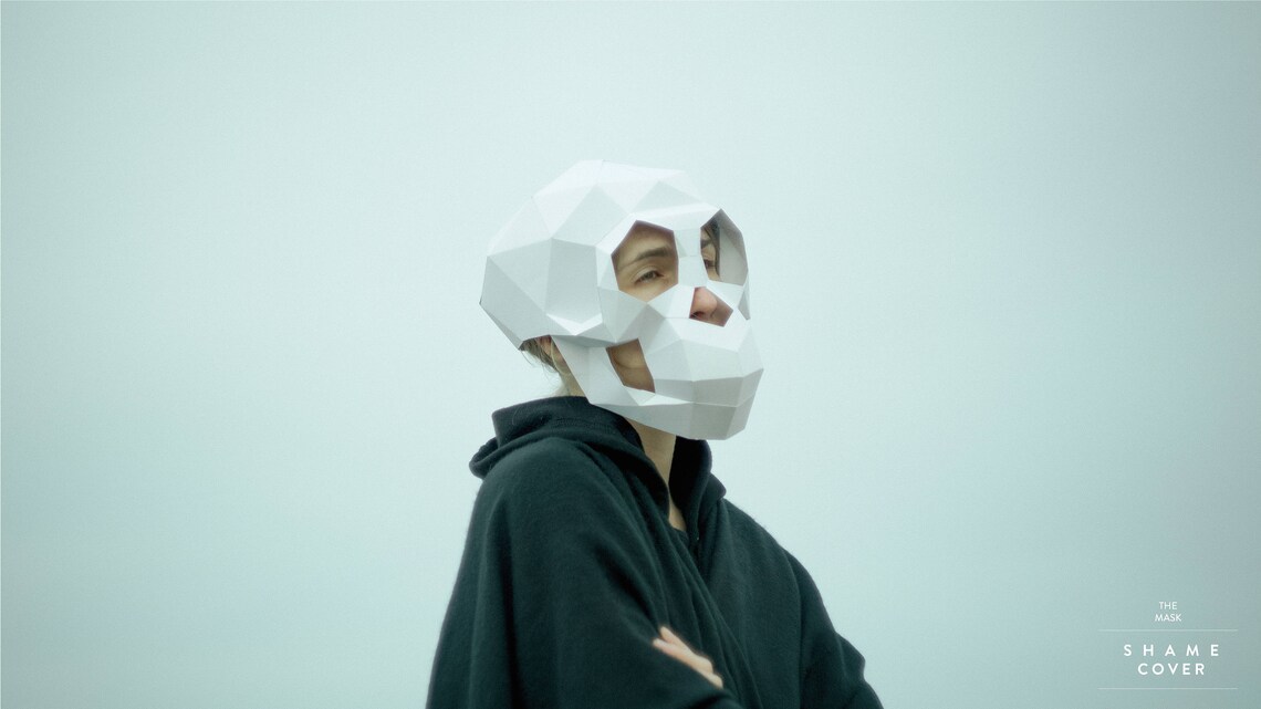 Monkey Skull Maskape Maskpolygon Maskhalloweendiy - Etsy