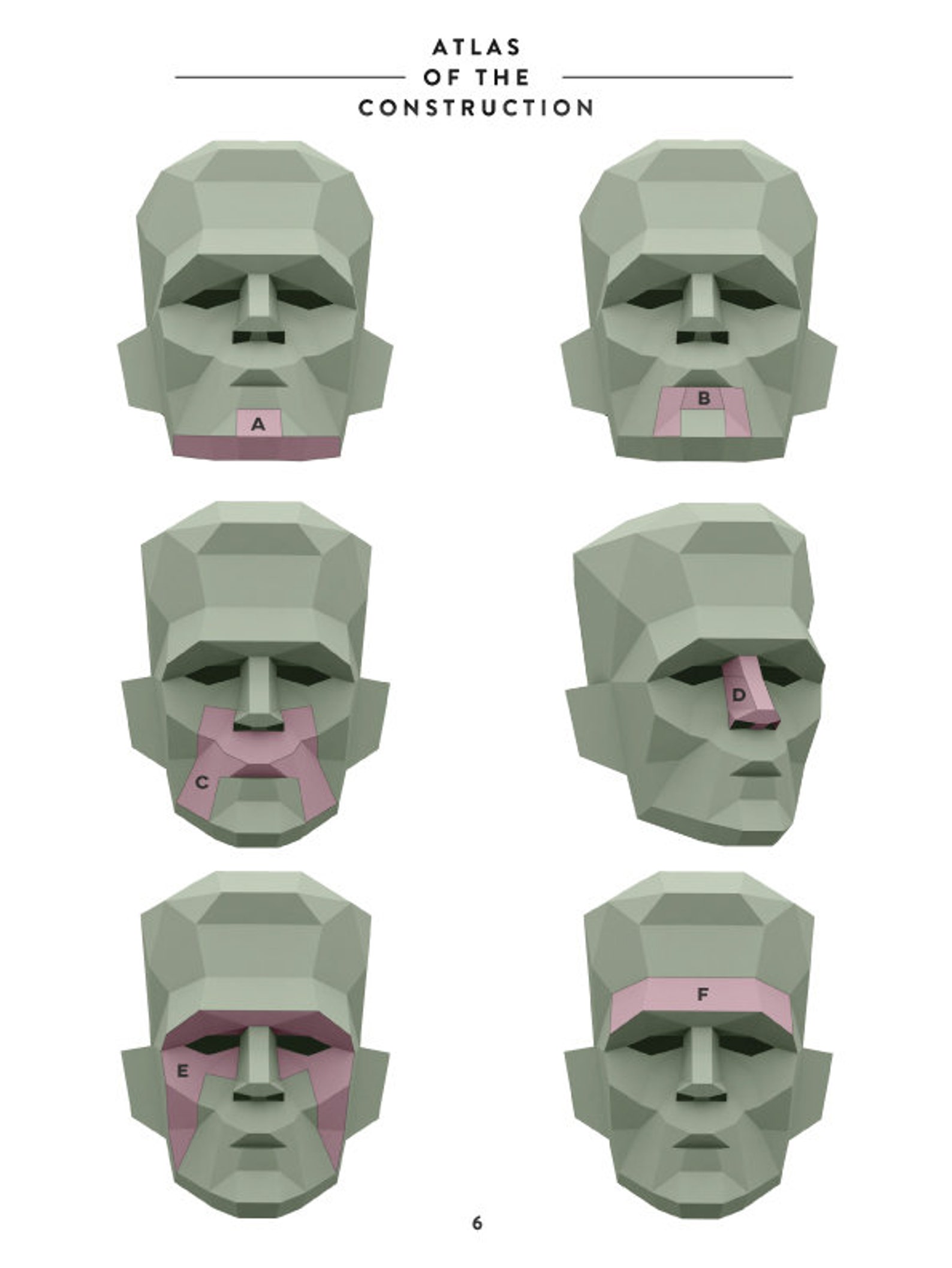 Make Frankenstein Face Mask,polygon Mask,pdf,diy Paper,face Mask ...