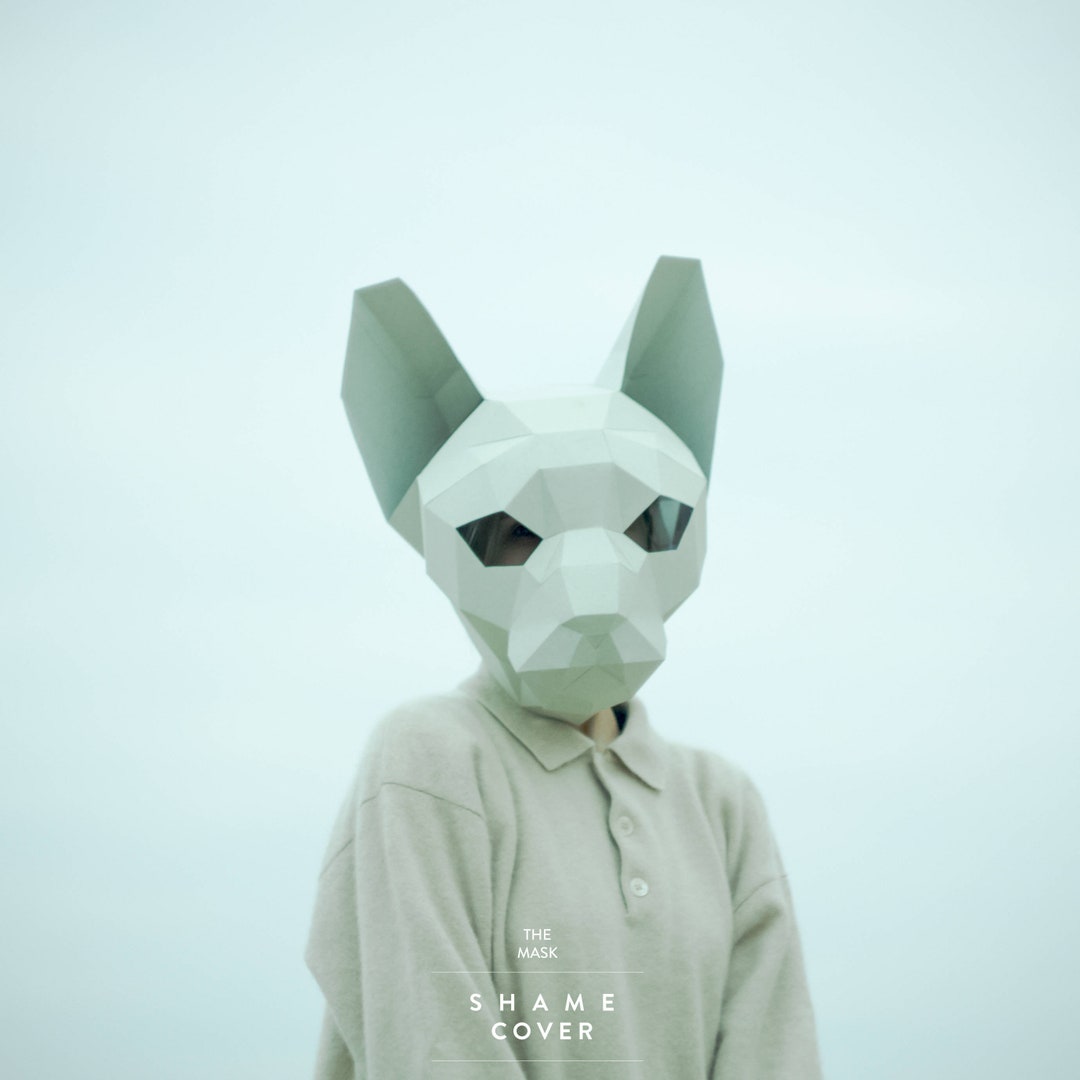 Sphynx Cat Mask, DIY Animal Head, Instant Pdf Download, Paper Mask,3d ...