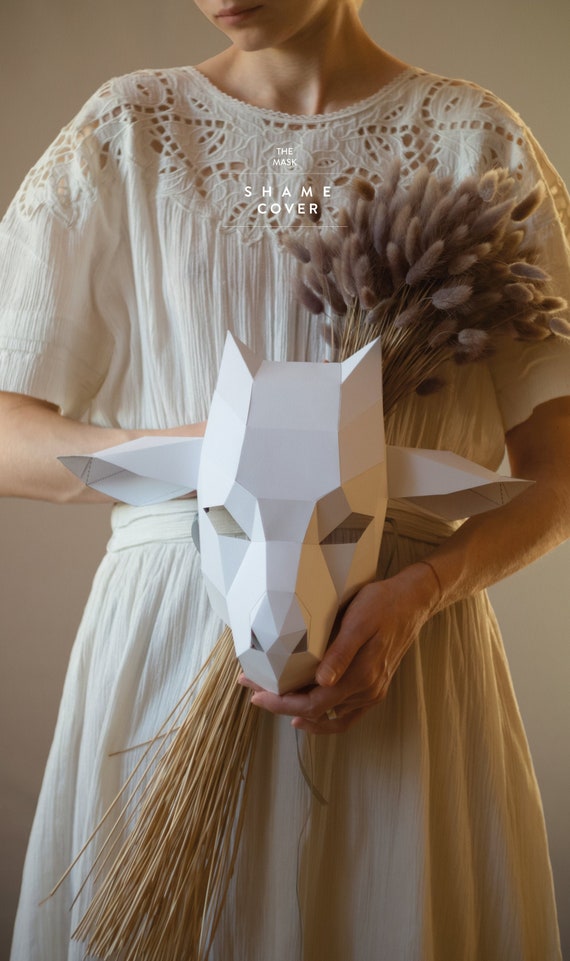 Goat Mask Papercraft Halloween Mask Instant Pdf Download - Etsy