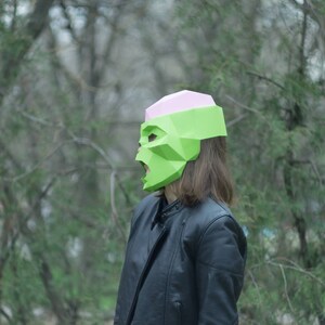 Make Zombie Mask,diy Head,instant Pdf Download, Paper Mask,horror, 3D ...