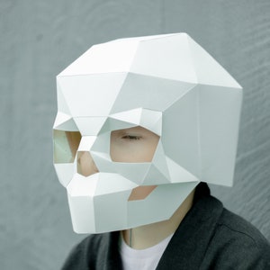 DIY Skull Mask for Kids - Papercraft Halloween Costume Accessory for ...