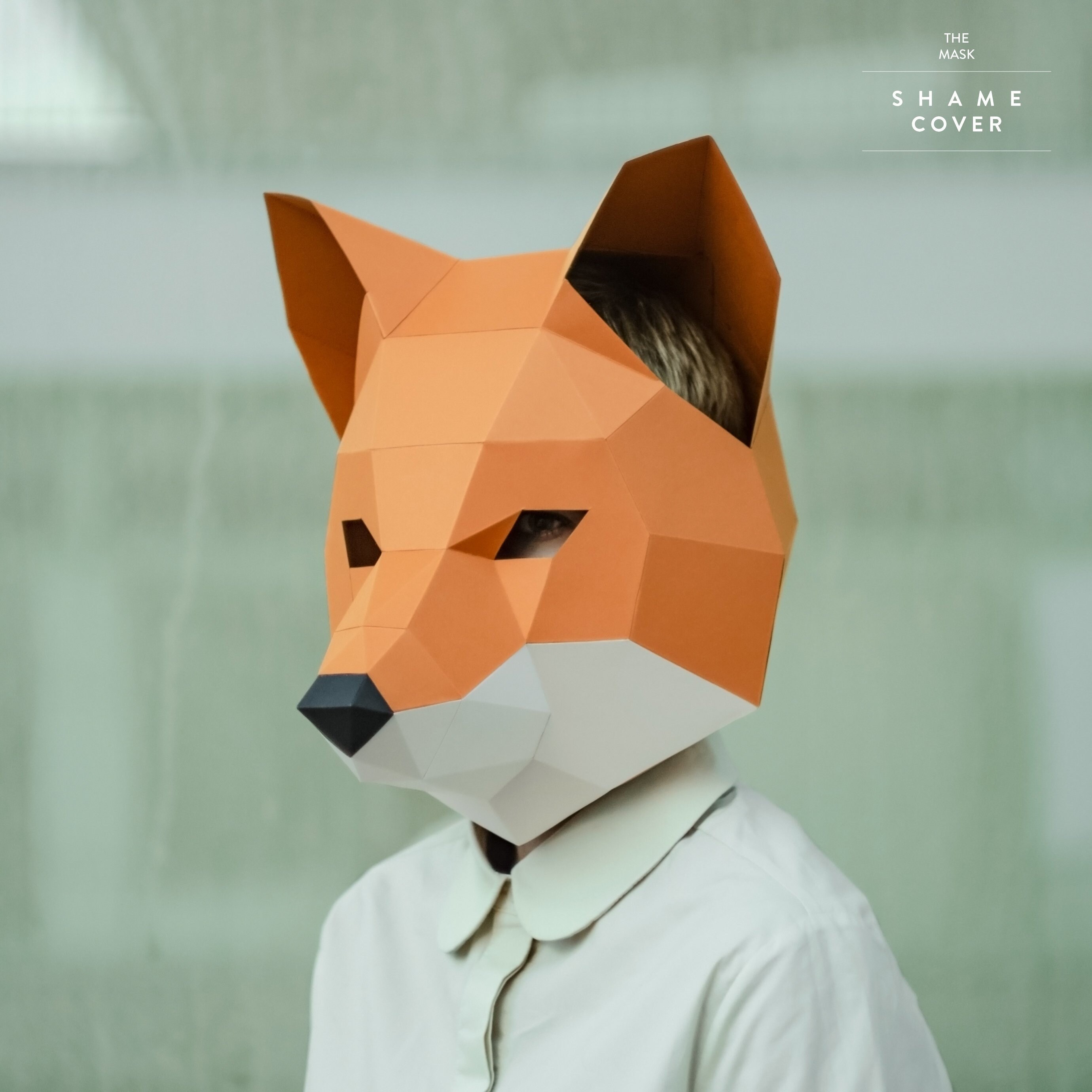 Make Fox Maskdiy Animal Head3d Polygon Masksinstant Pdf - Etsy