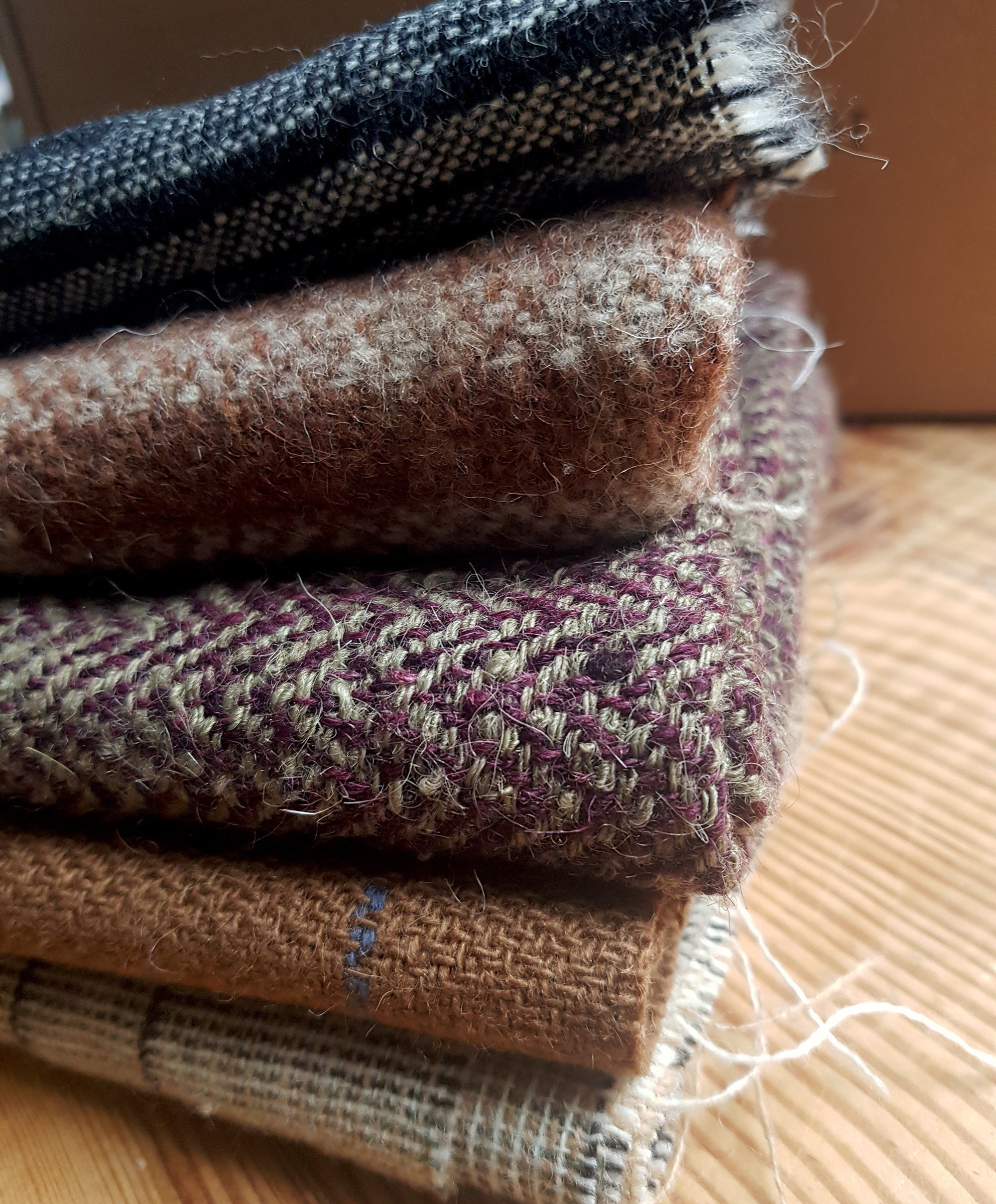 Wool Fabric Sample Pack | Etsy