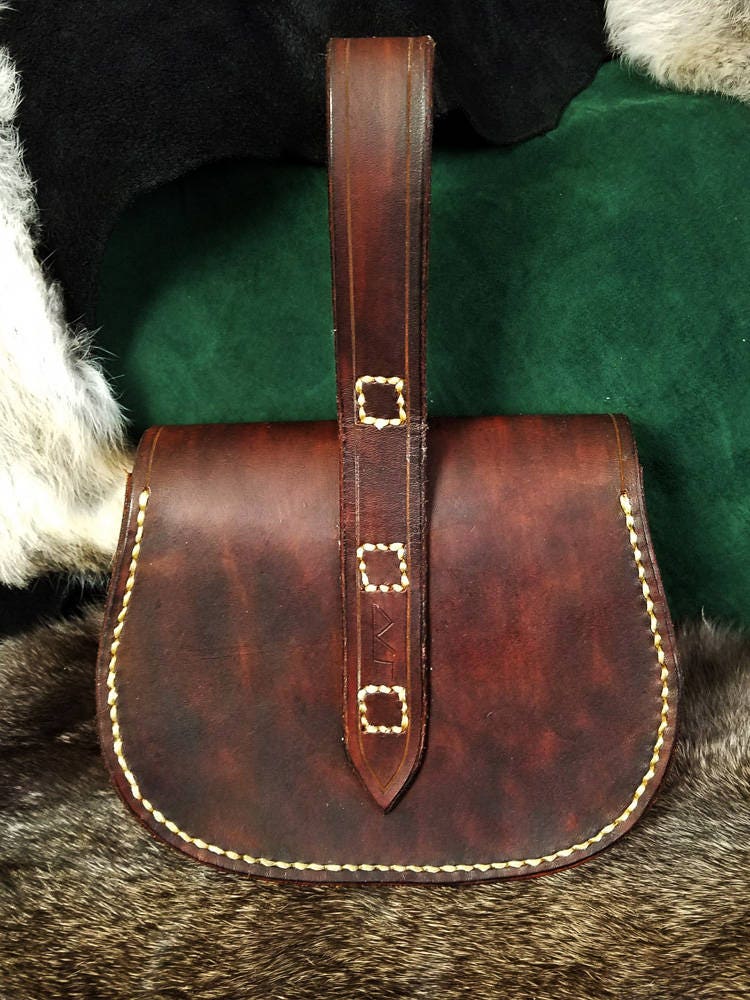 Birka Style Leather Belt Pouch - Etsy
