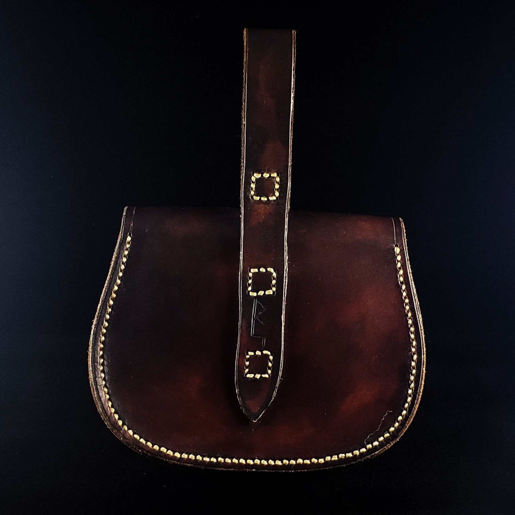 Valknut Birka Leather Pouch - Etsy