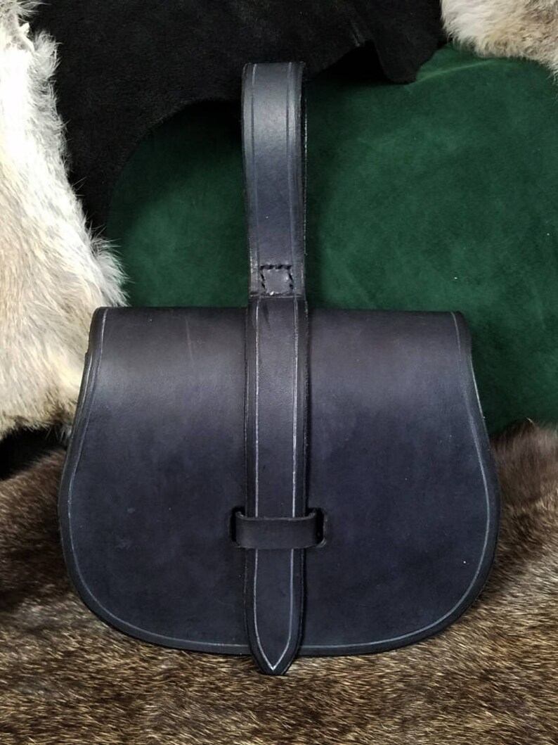 Birka Style Leather Belt Pouch | Etsy