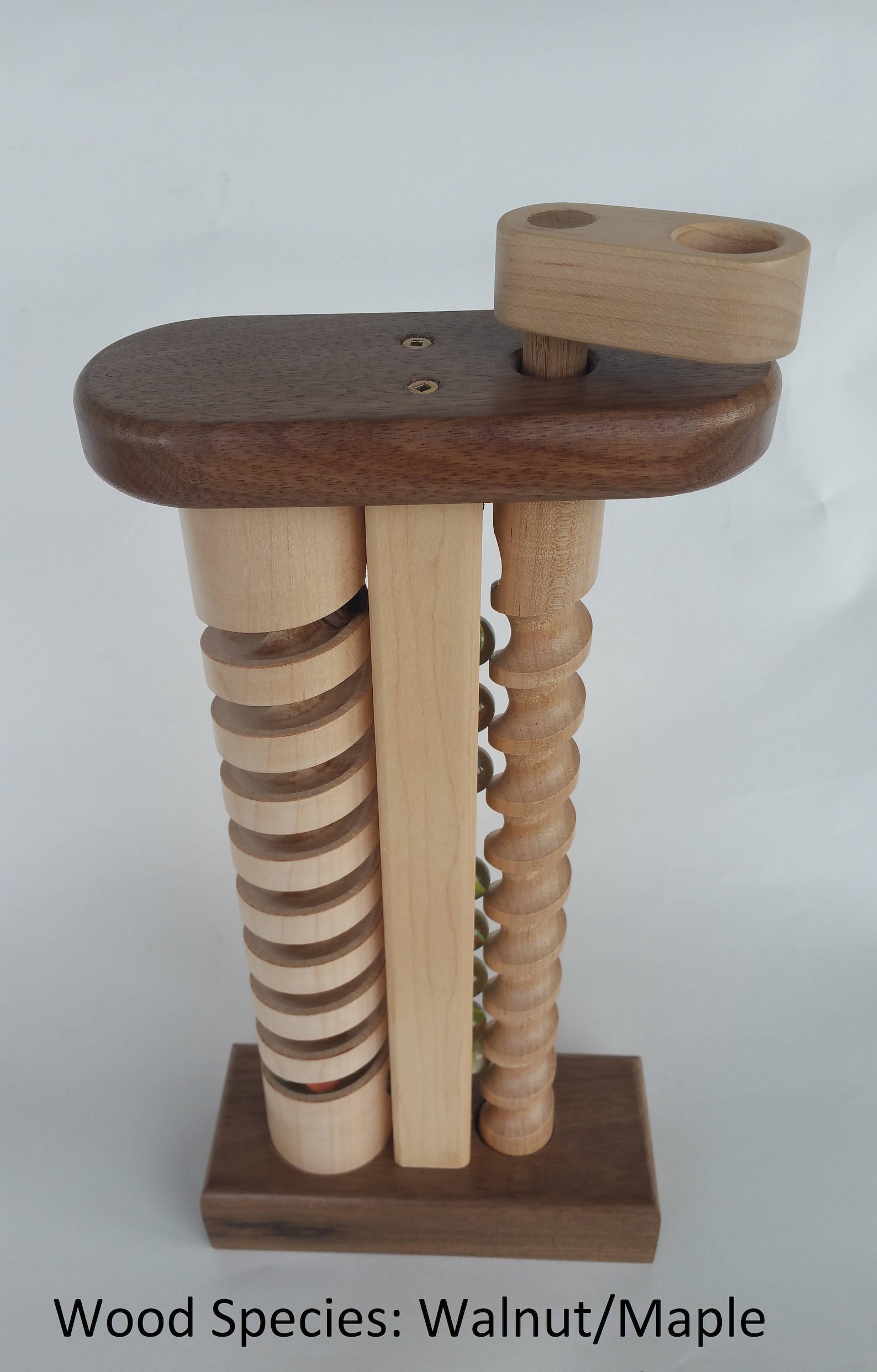 The Crank: A Wooden Toy With Marbles Hand Crafted in Vermont. - Etsy