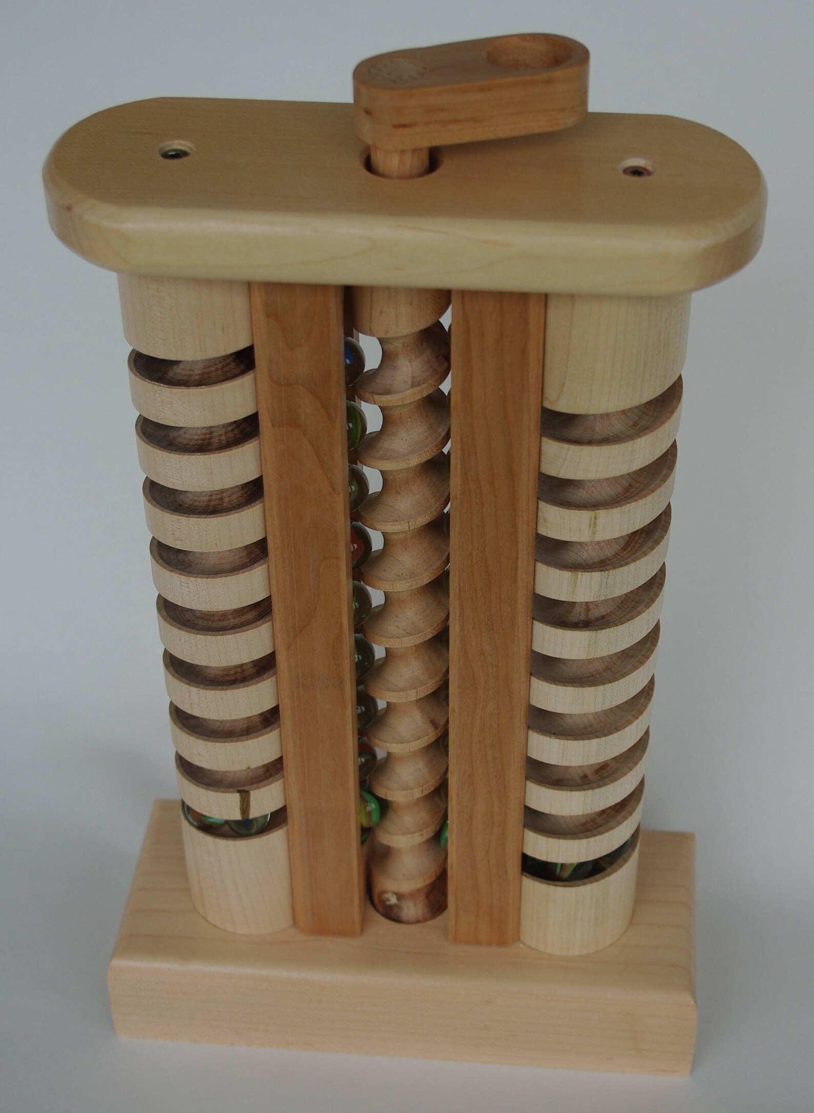 The Mother-in-law is a Wooden Toy With Marbles Made by Hand in Vermont ...