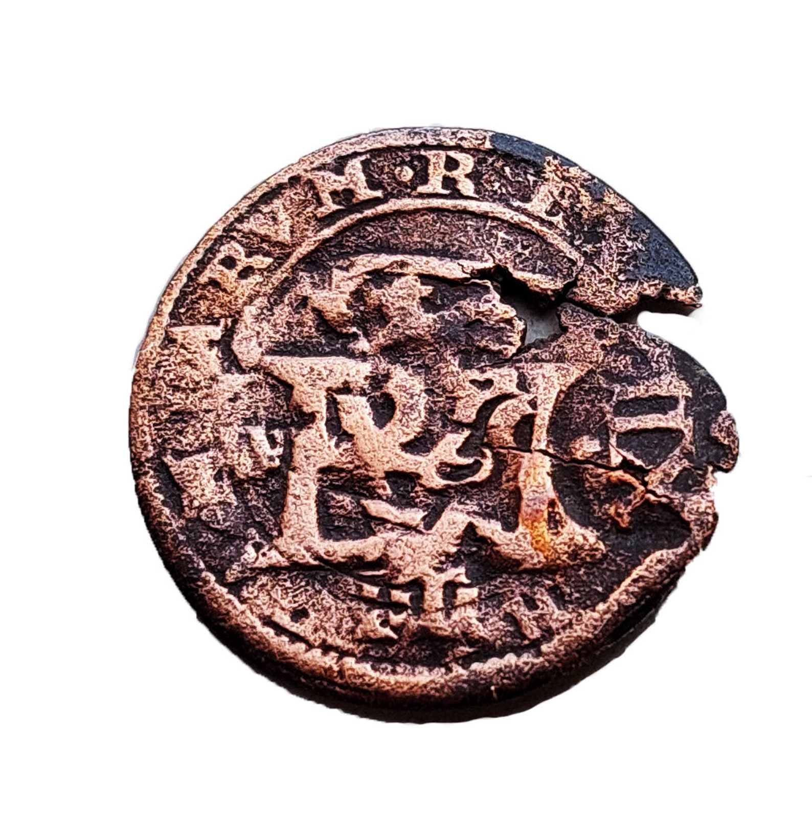 Authentic Spanish Pirate Cob Coin From 1600 - From Authentic Pirate ...