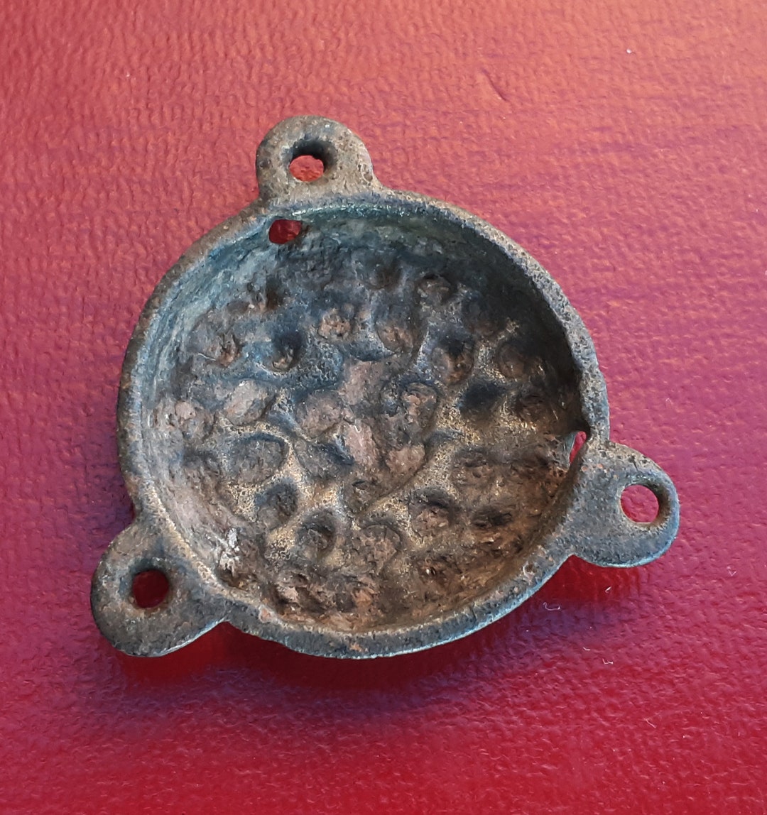 Rare Genuine Beautiful Medieval Bronze Thimble for Sewing Leather 15th ...