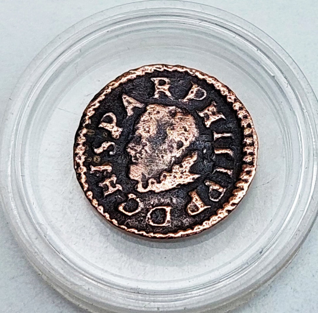 Rare Authentic Beautiful Coin Spanish Shipwreck Coins Pirate Treasure ...