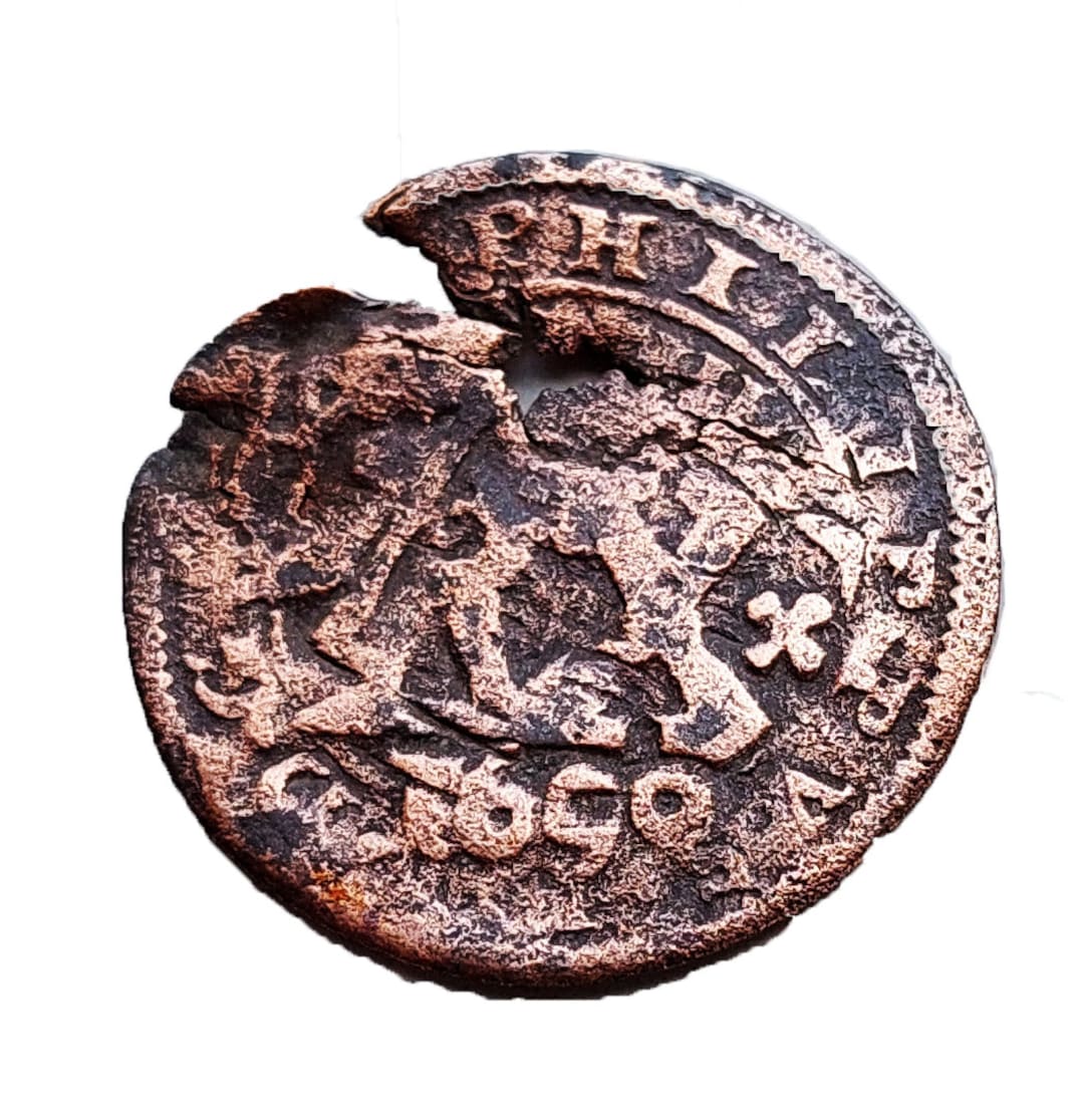 Authentic Spanish Pirate Cob Coin From 1600 - From Authentic Pirate ...
