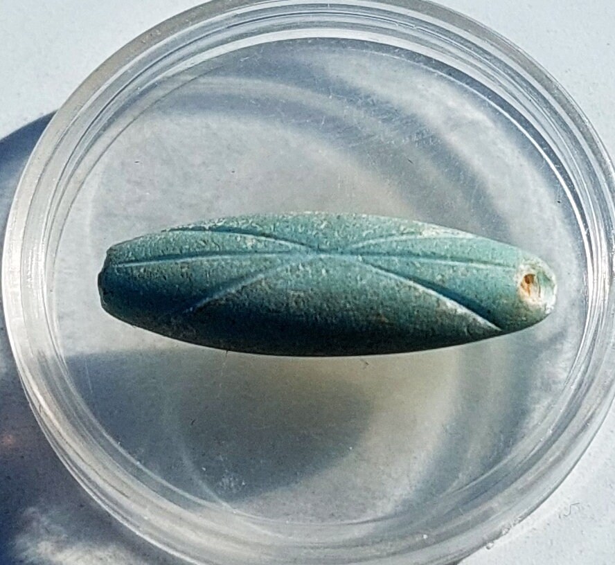 Rare Original Ancient Roman Blue Jasper Bead. Circa 1st - 2nd Century ...