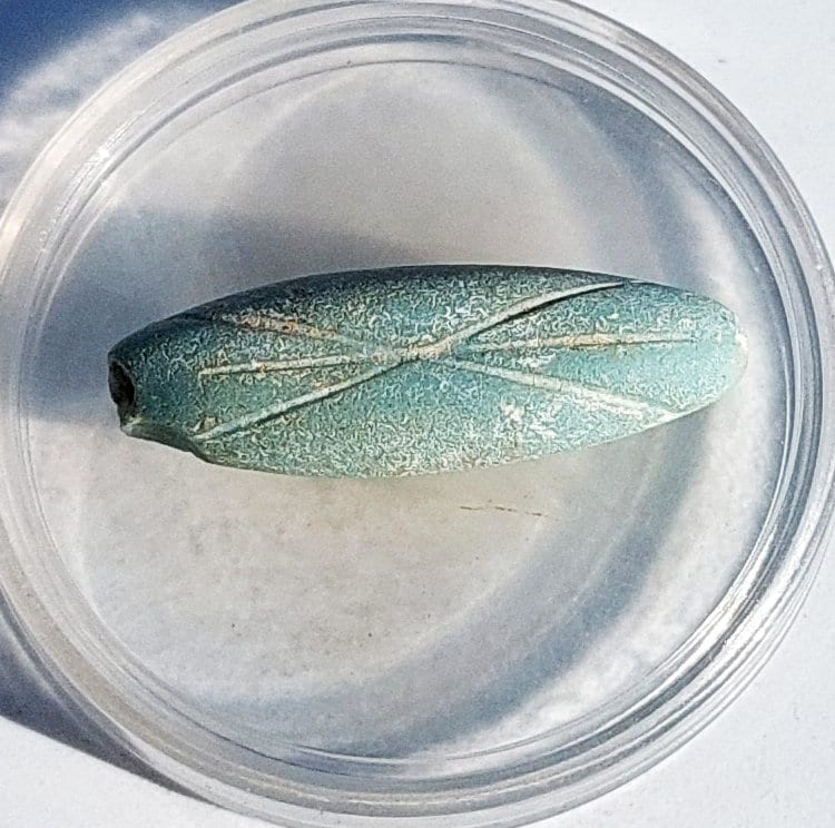 Rare Original Ancient Roman Blue Jasper Bead. Circa 1st - 2nd Century ...