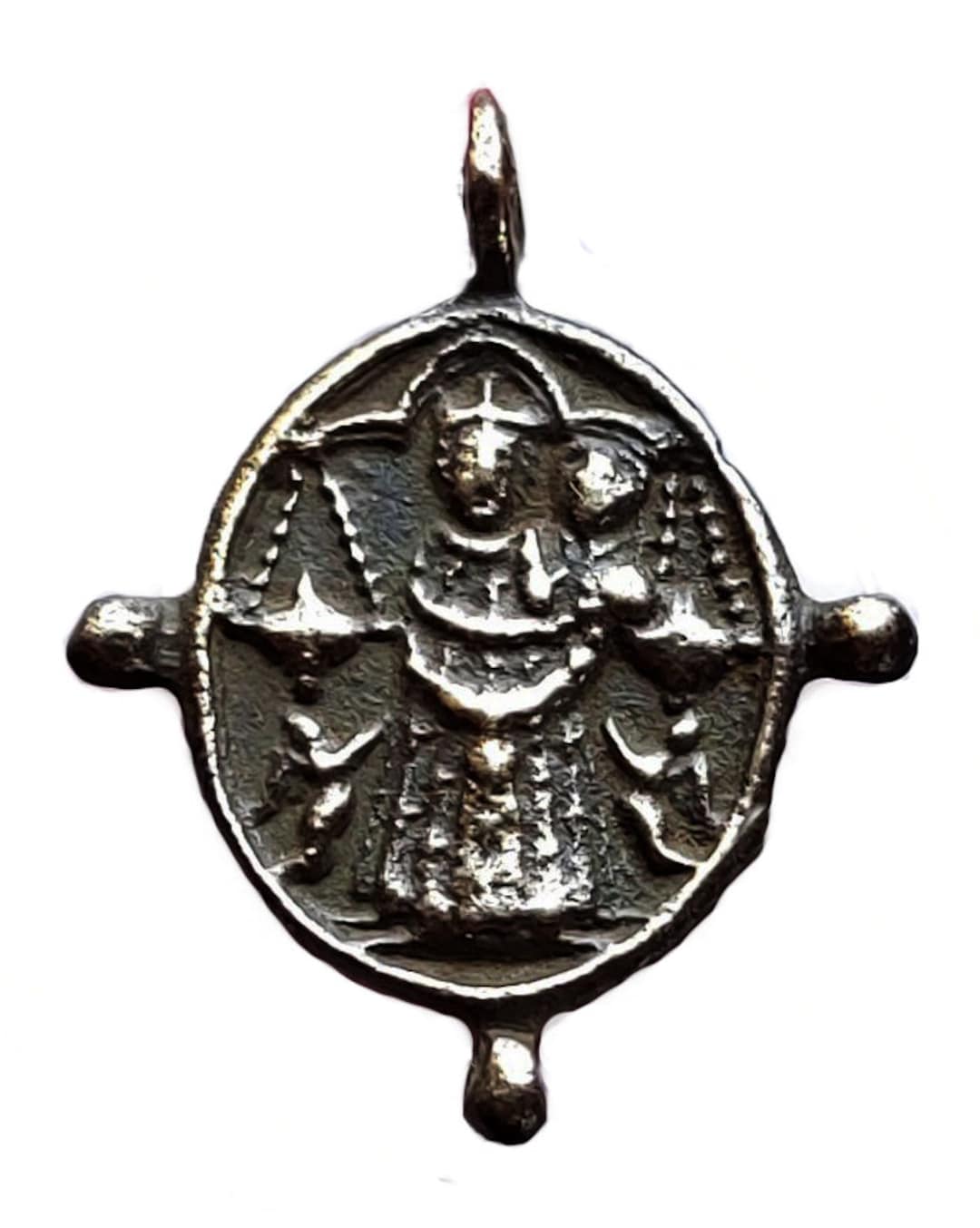 Authentic Rare Medieval Bronze Medal of Our Lady of Loreto - 16th ...