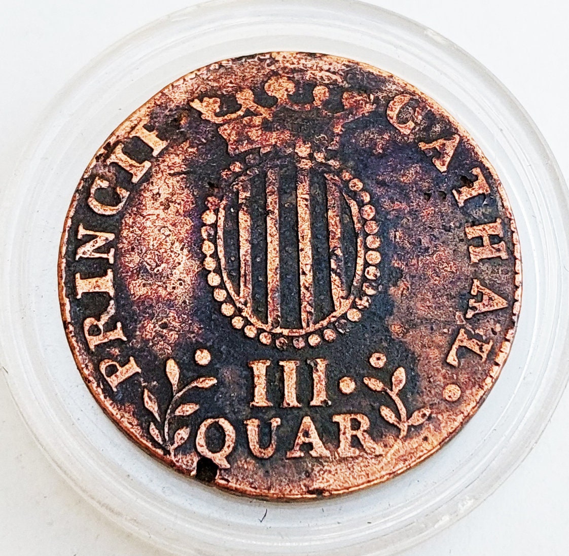 Rare Authentic Beautiful Coin Ferdinand VII Royal Copper Spanish Coin ...