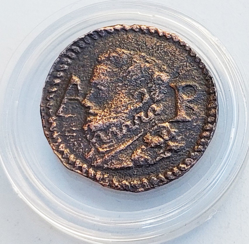 Authentic Rare Bronze Coin Philip III From Spanish Shipwreck Pirate ...
