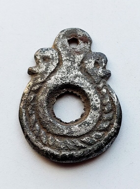 Beautiful Authentic Medieval Viking bronze amulet wit… - Gem