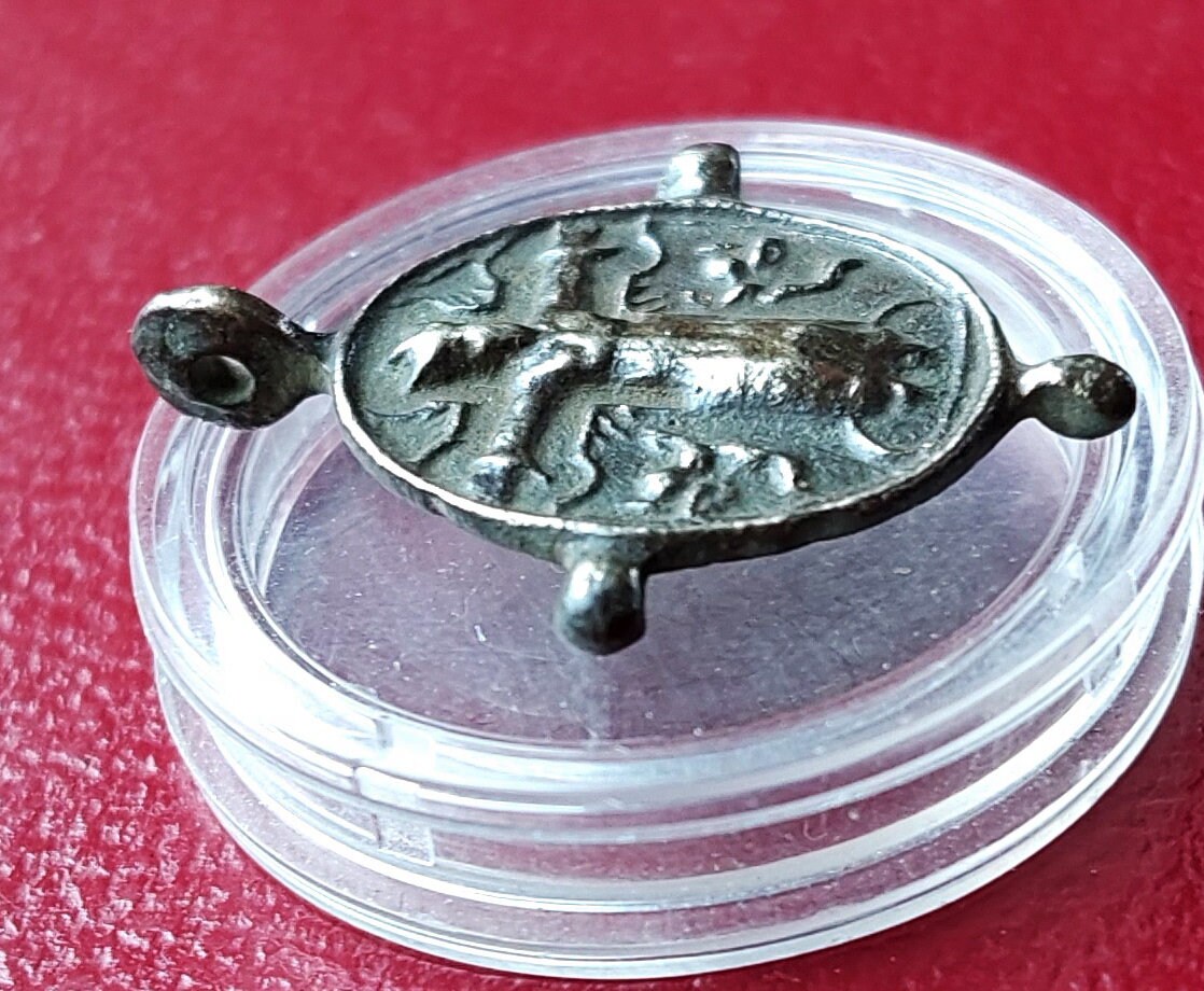 Authentic Rare Medieval Bronze Medal of Our Lady of Loreto - 16th ...