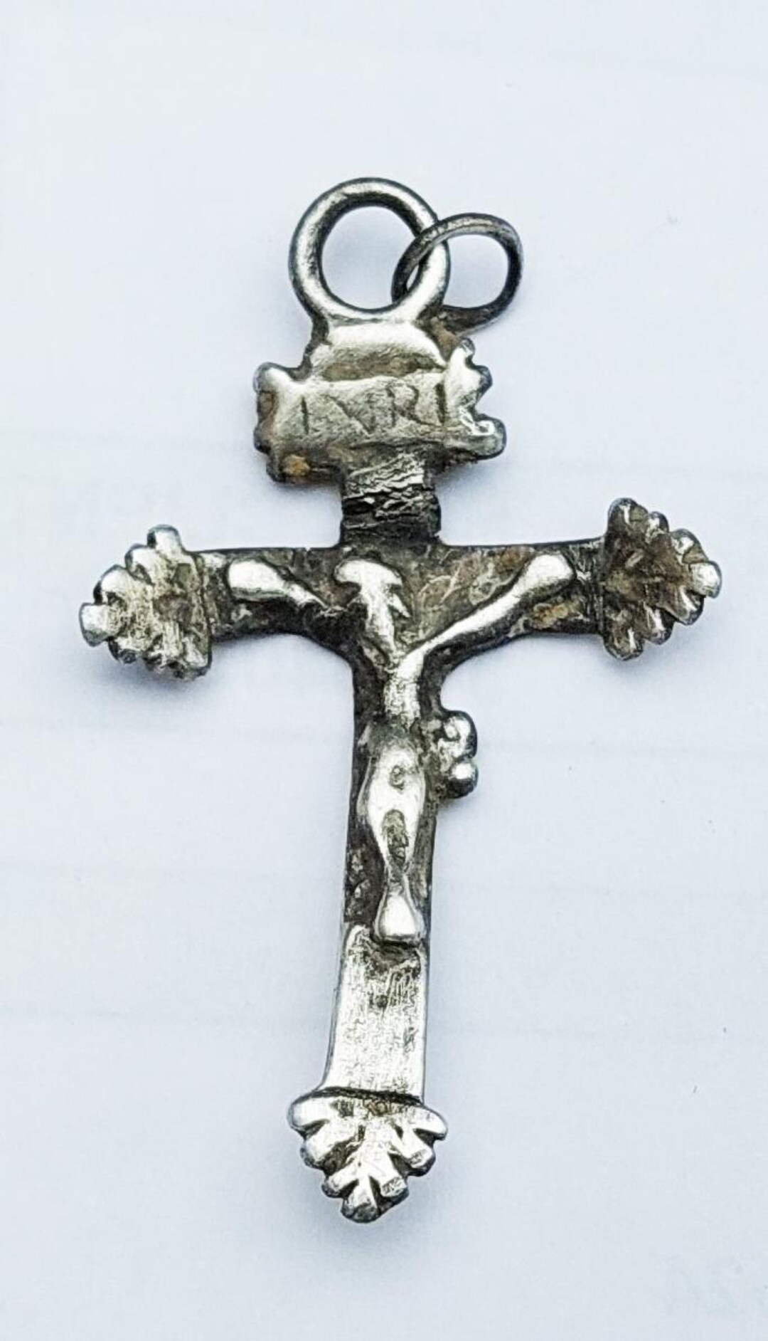 Authentic Old Beautiful Medieval Silver Pectoral Cross From the 14th ...