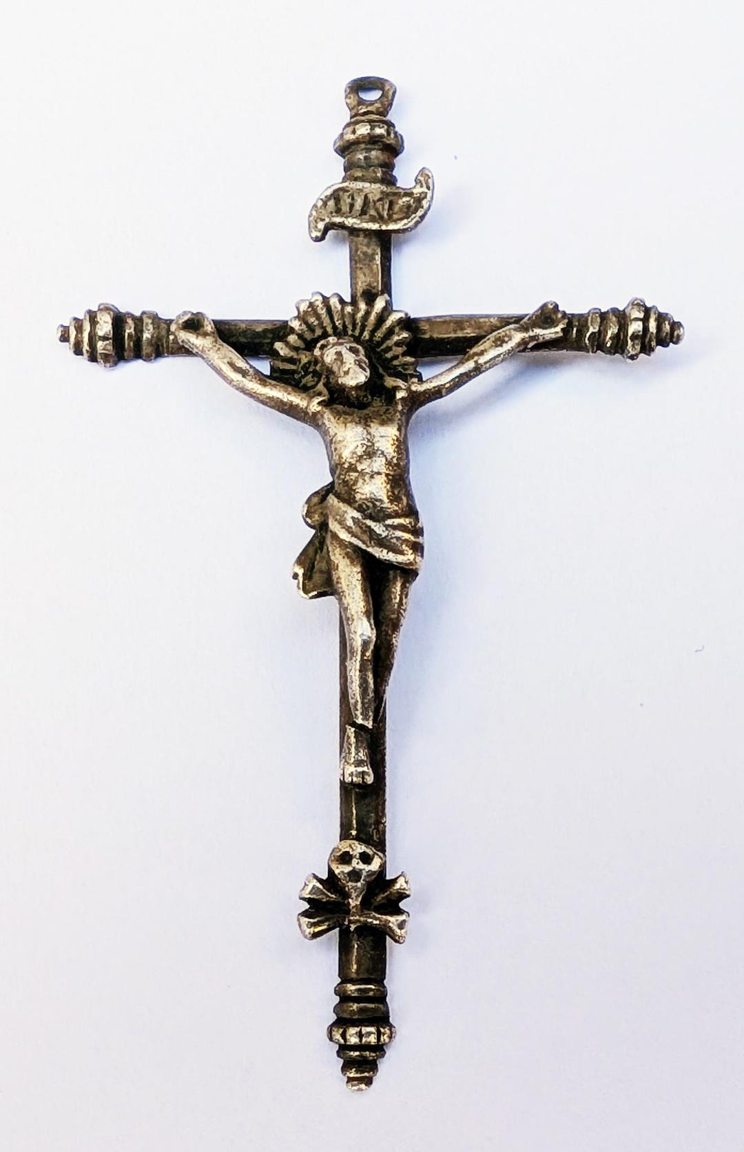 17th Century Colonial Silver Pectoral Cross - Historical Gift - Genuine ...