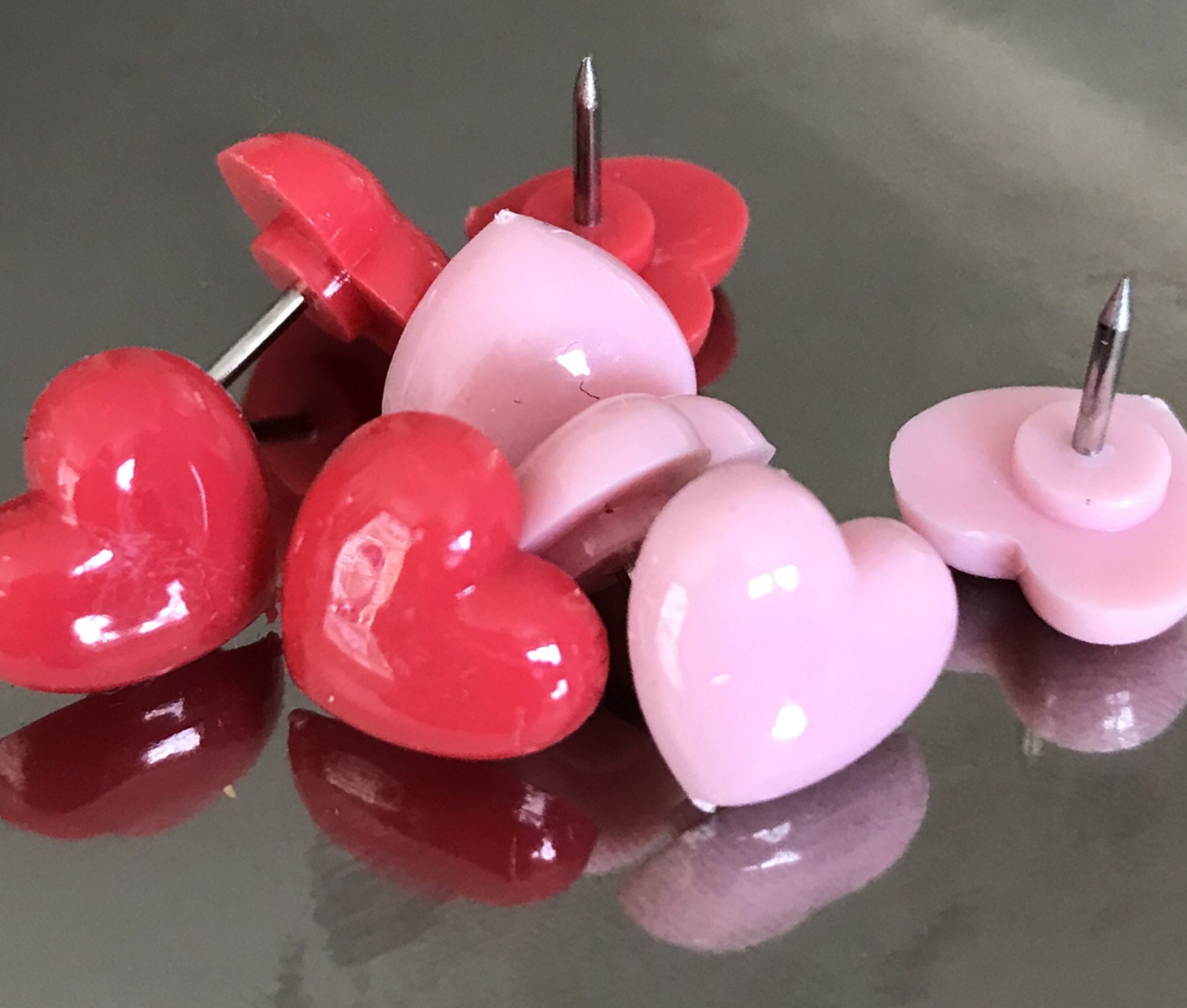 Fireflies Coloured Map Pins tack Map Travel Push-pin Heart - Etsy UK