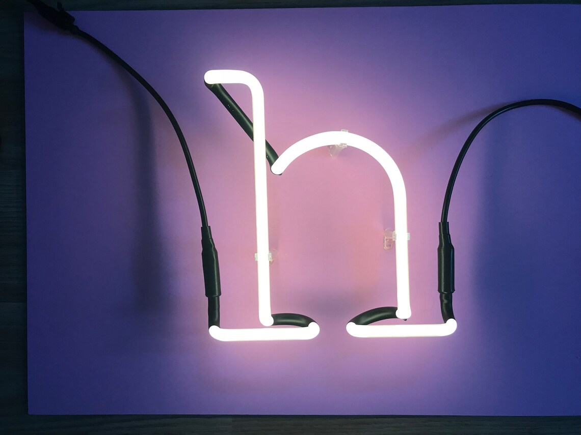 ANY WORDS - Fireflies NEON Personalised Light up Letters - Etsy UK