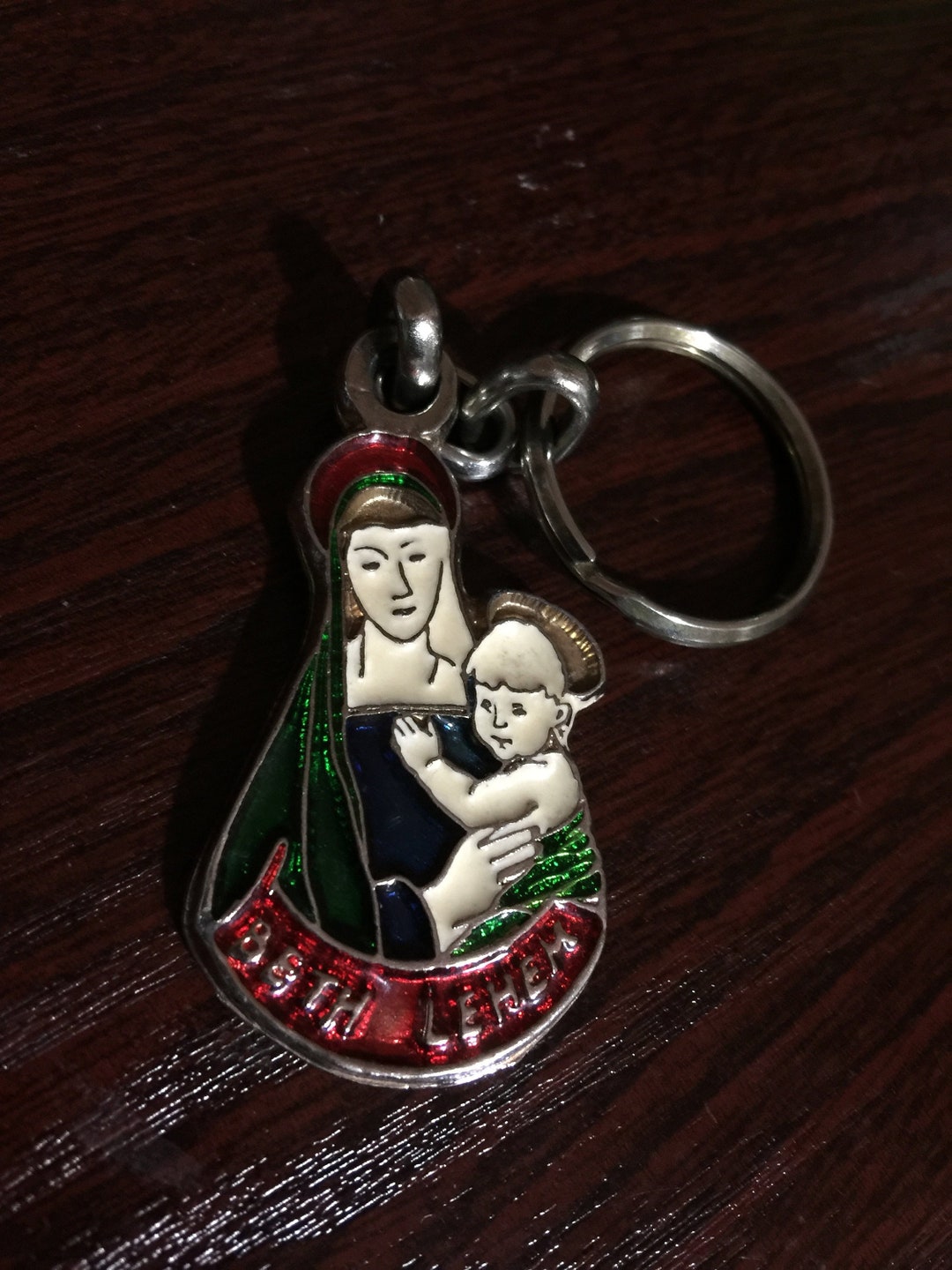 Beth Lehem Mary & Jesus Christine Metal Keyring/keychain - Etsy