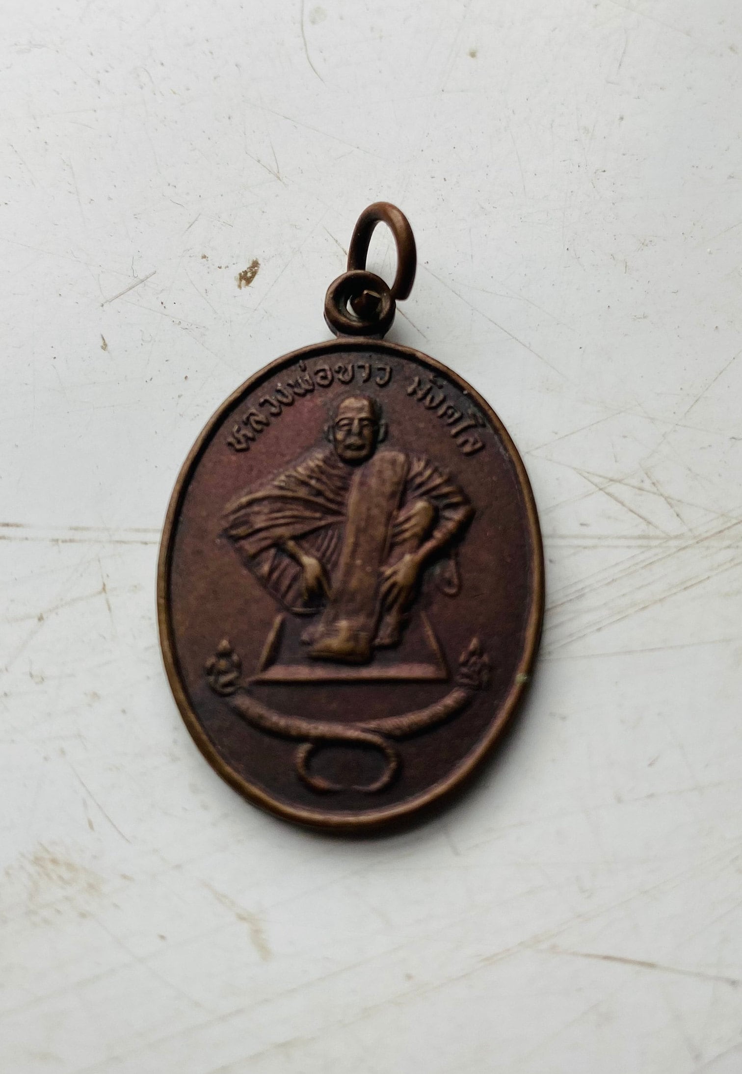 Thailand Buddhism Monk Copper Religious Pendant - Etsy
