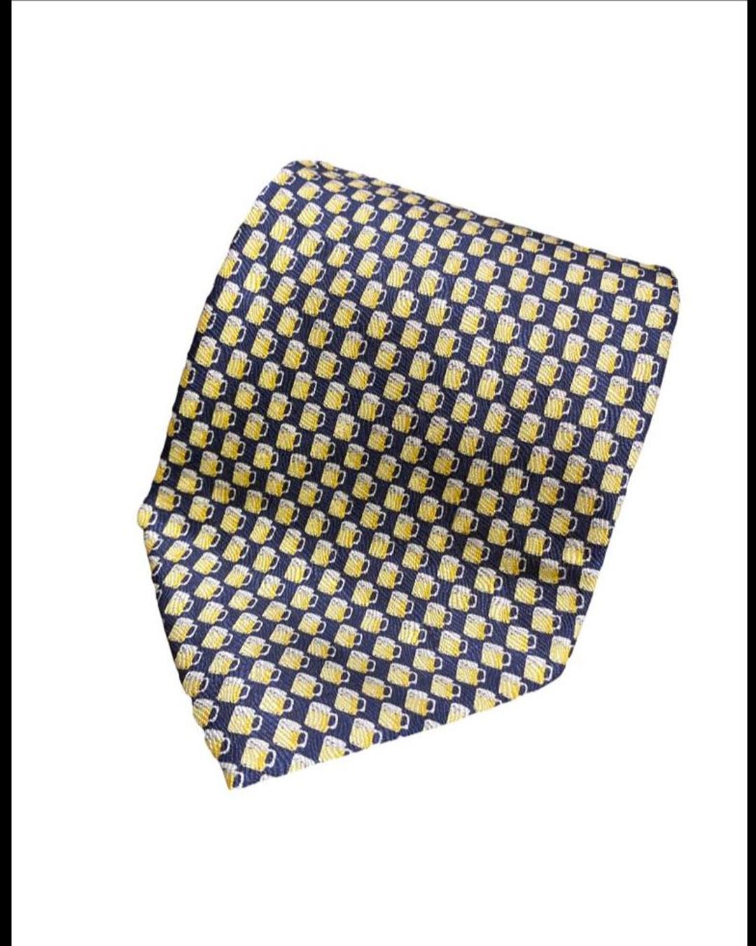 Elegance of London Blue Pint of Beer 100 Silk Italian Design Tie ...