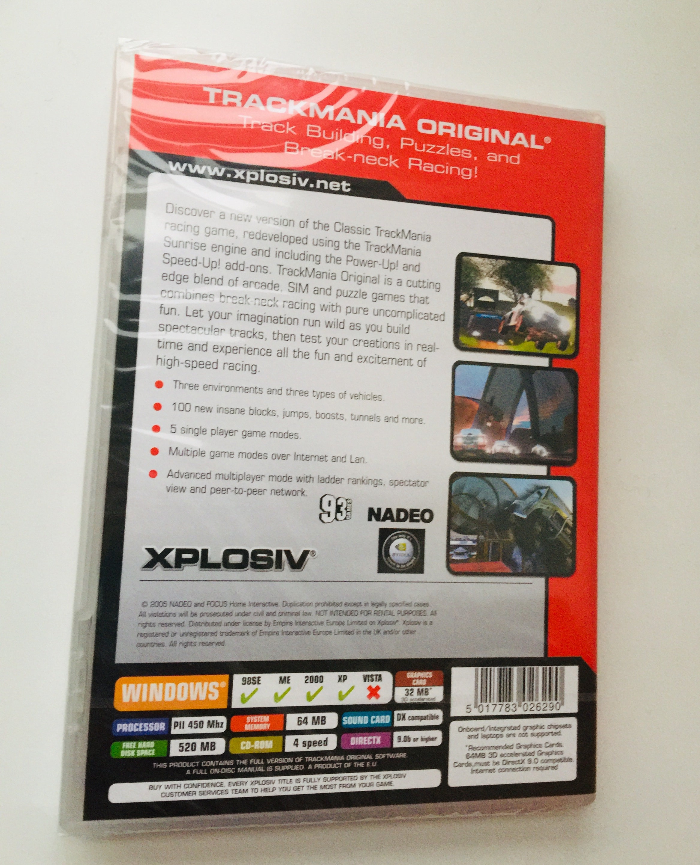 Classic Gaming Experience Trackmania Original Edition for Windows XP ...