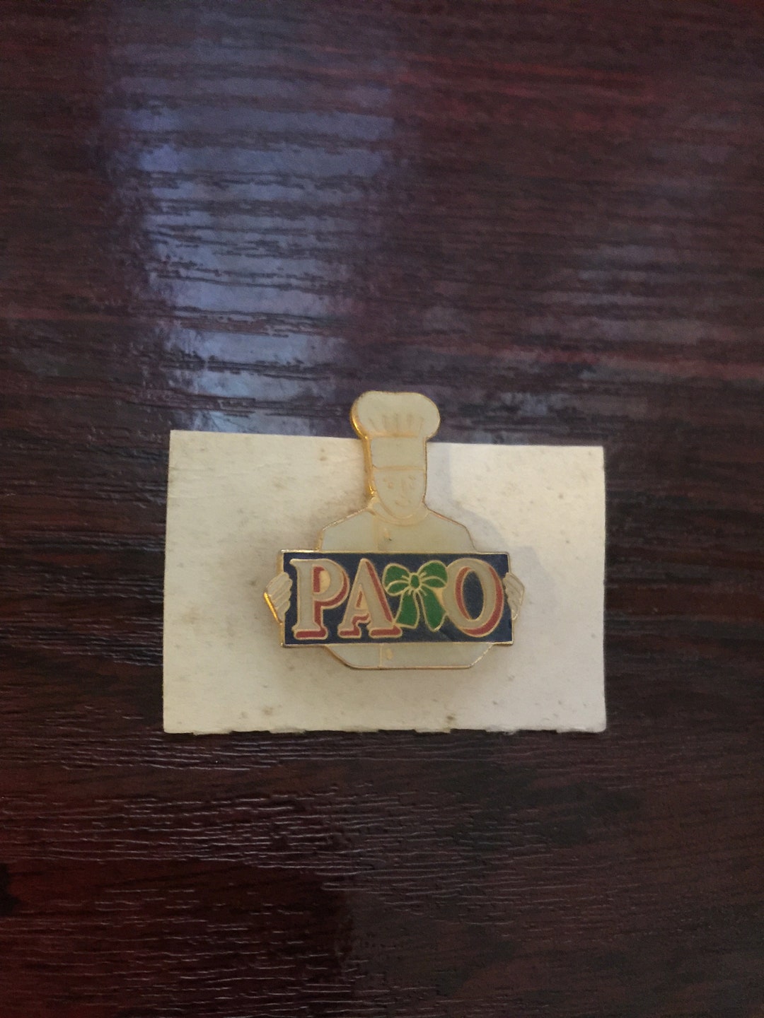 PAO Bakery Chef Metal Pin/badge - Etsy UK