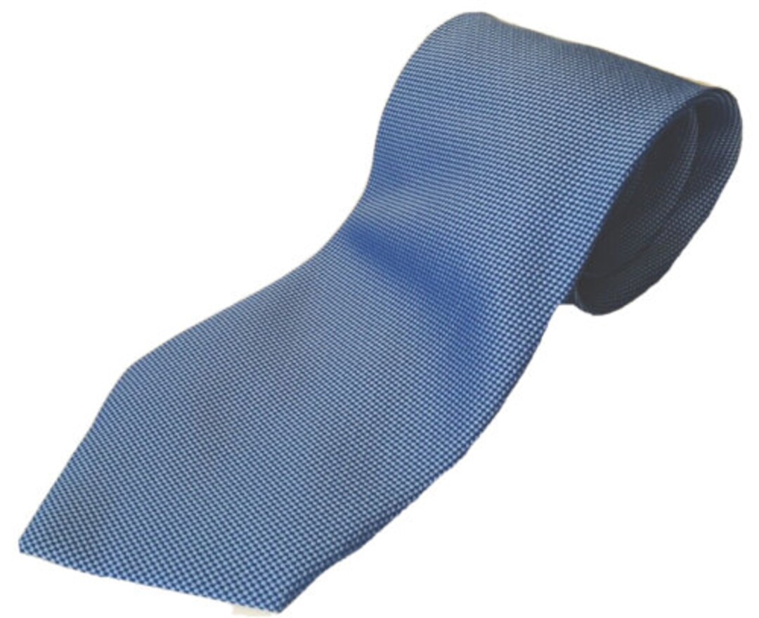 George Essentials - Men's Light Blue Polyester Tie - Elevate Your ...