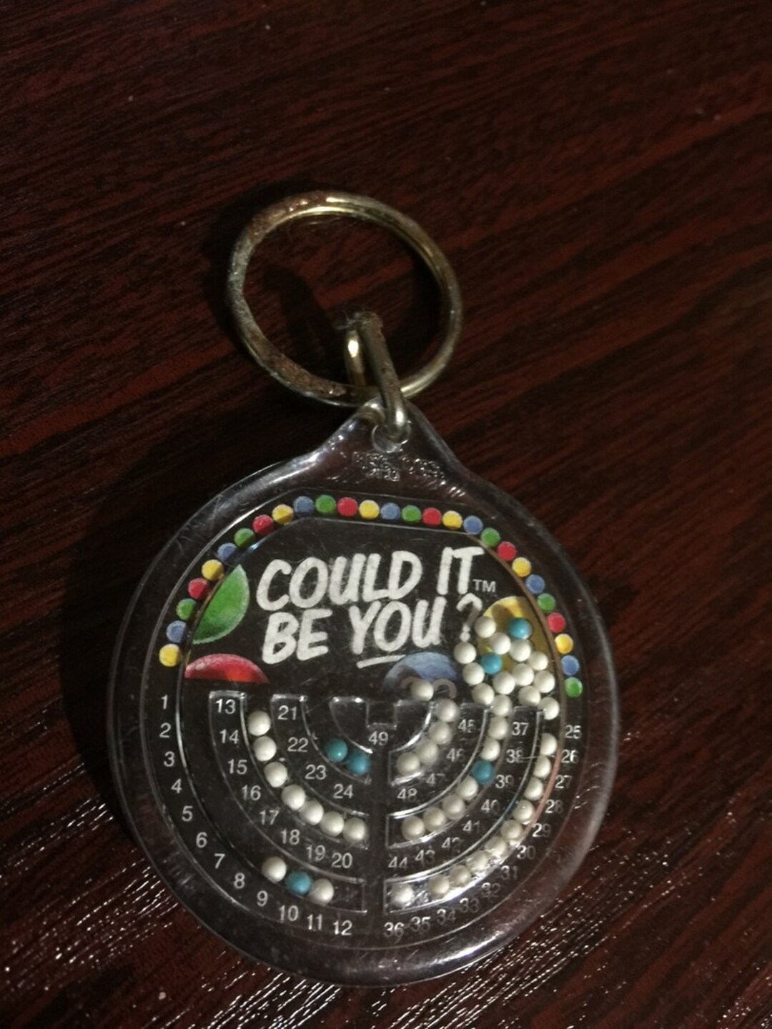 Lottery Could It Be You Lucky Number Keyring/keychain - Etsy