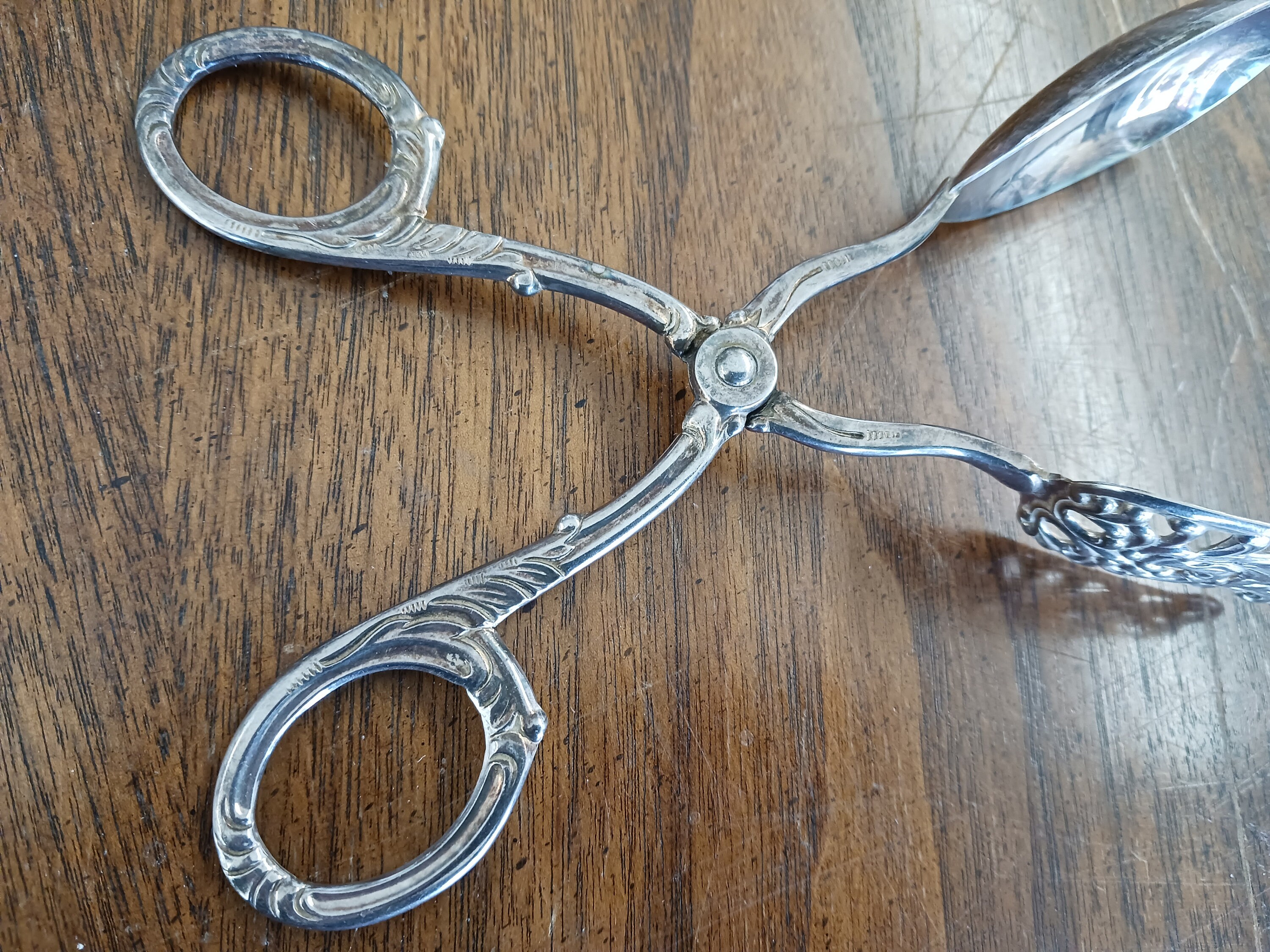 Vintage Silver Plate Desert Serving Tongs Solingen Germany - Etsy