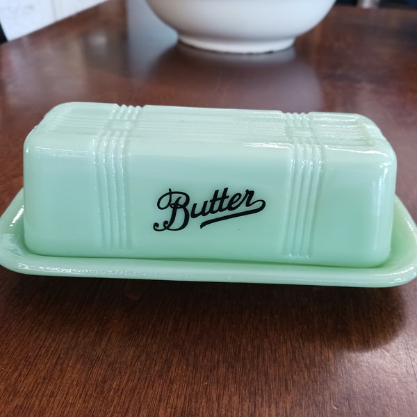 Jadeite Butter Dish - Etsy