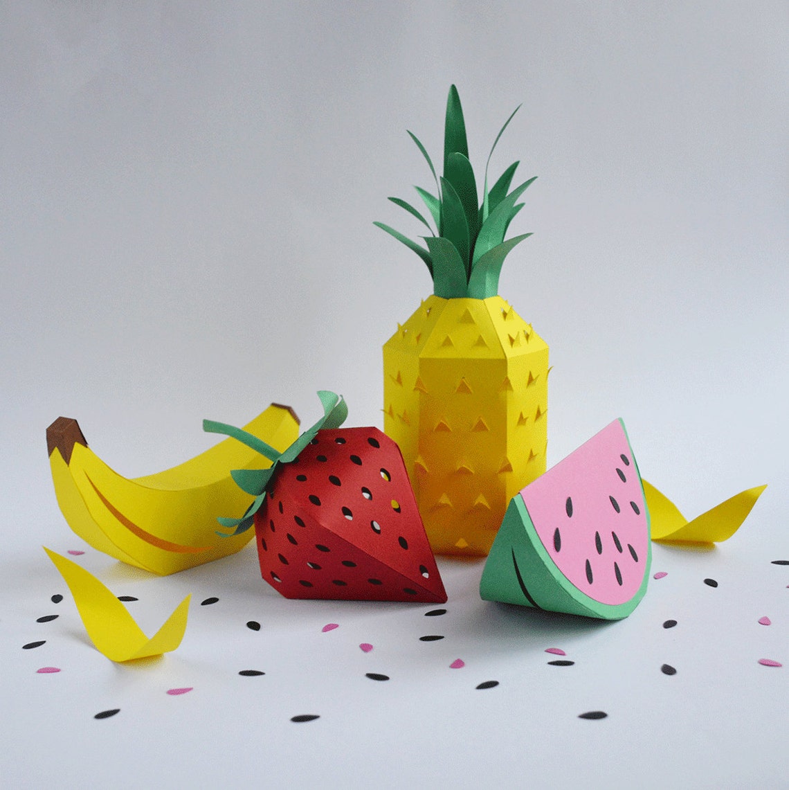 DIY Paper Strawberry Ornament/ Decoration/Gift | Etsy