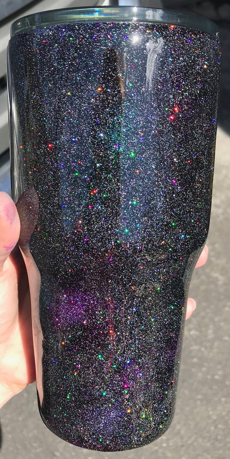 Glitter Galaxy Tumbler/galaxy Cup/galaxy Yeti/glitter | Etsy