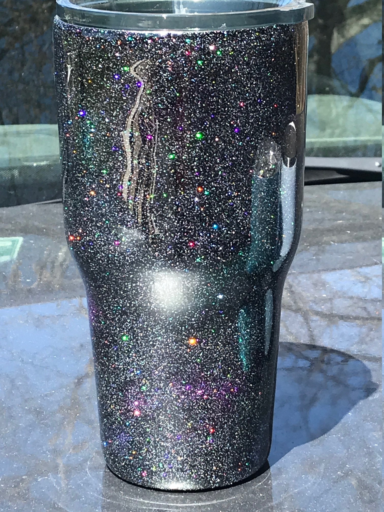 Glitter Galaxy Tumbler/Galaxy Cup/Galaxy Yeti/Glitter | Etsy