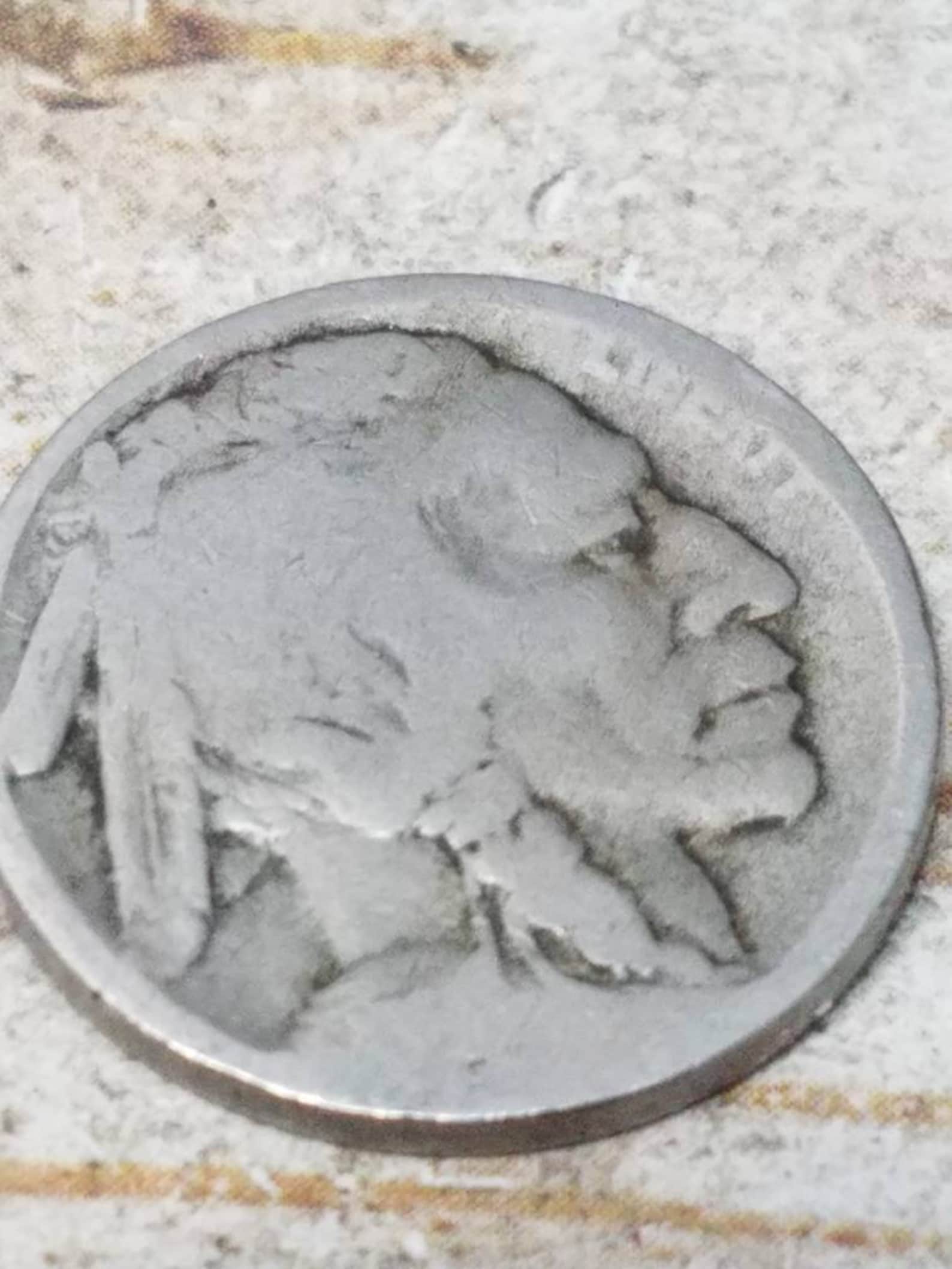 Lot of 5 Buffalo Nickels, Indian Head Nickels, Five Cent Piece, 1913 to ...