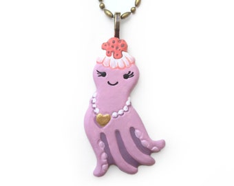 Octopus Octopuses Ocean Deep Sea Lover Round Brass Pin Pendant - Etsy