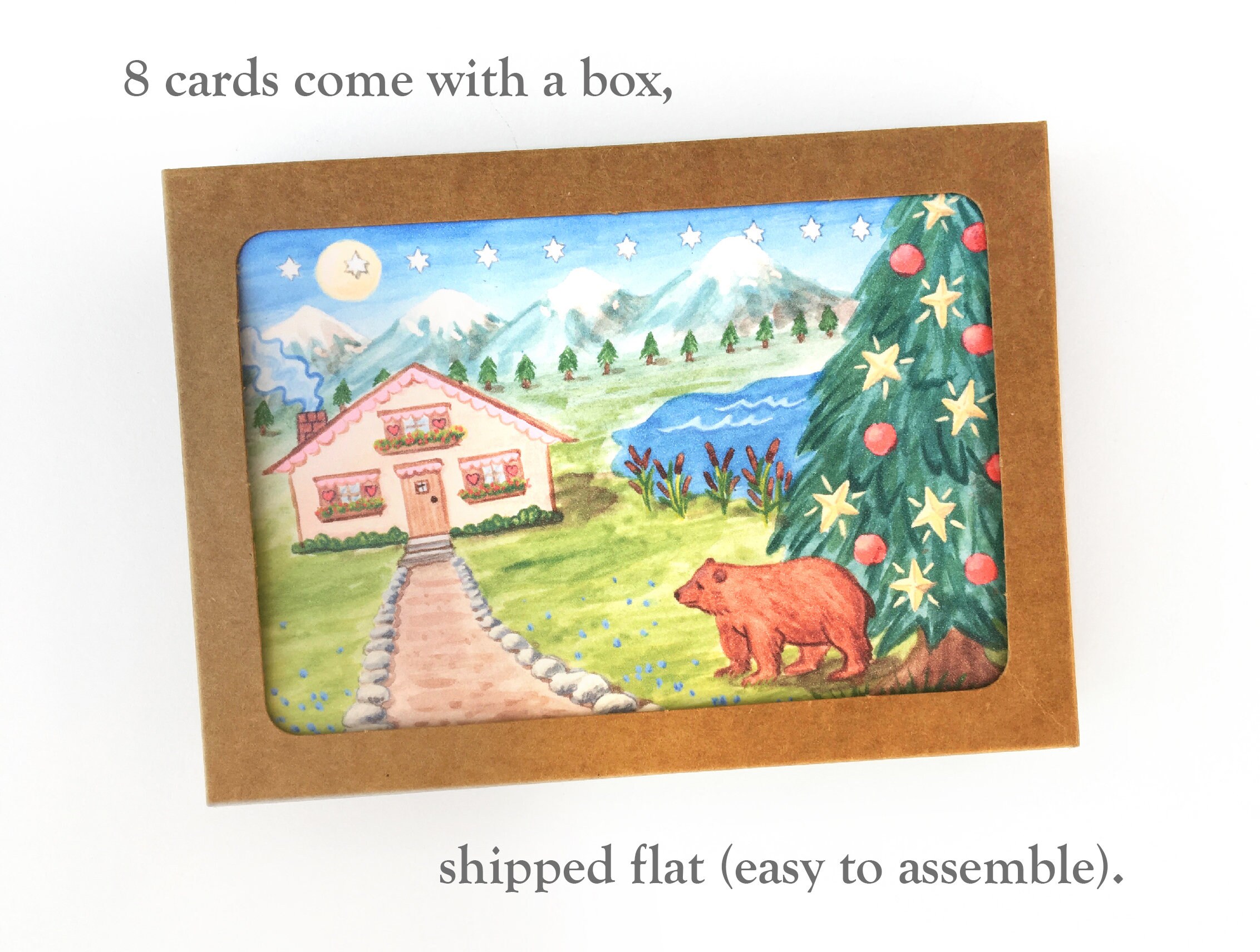 Night Sky Cards, Set of 4 - Etsy