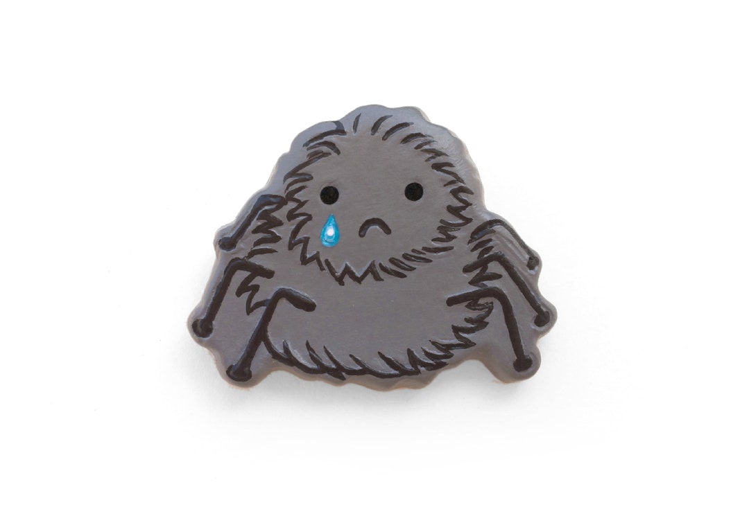 Sad Spider Pin / Brooch - Etsy