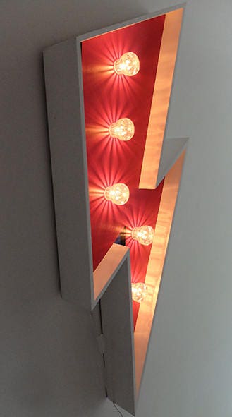 David Bowie Lightning Flash Light - Etsy Australia