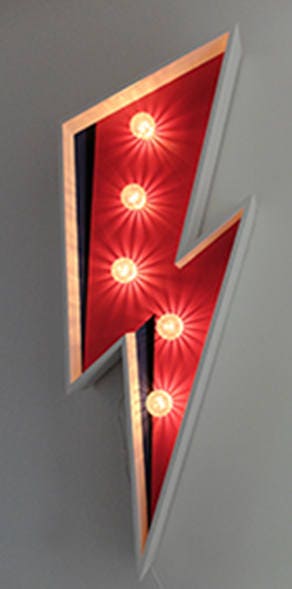 David Bowie Lightning Flash Light - Etsy Australia