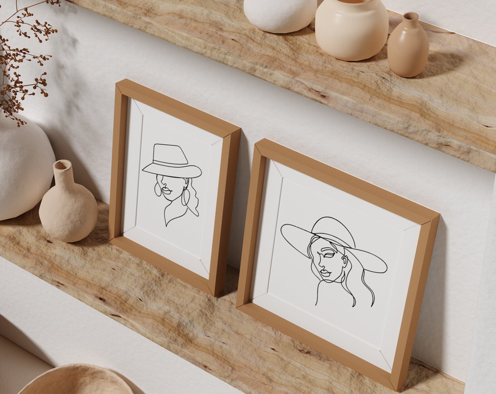 One Line Art Woman Face Svg Drawing Abstract Svg Minimal - Etsy