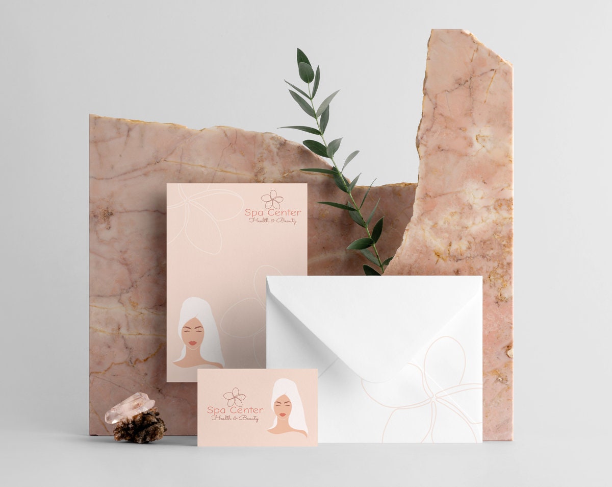 Beautiful Spa Woman Face Svg Set Abstract Female Beauty | Etsy