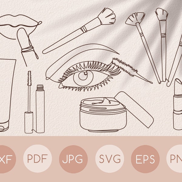 Makeup Line Svg - Etsy